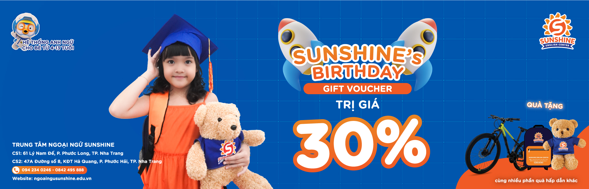 Sunshine English Center – Hệ thống Anh Ngữ cho bé